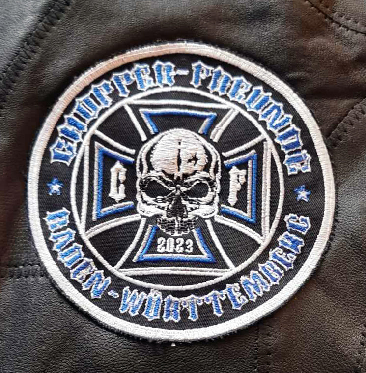 Chopper-Feunde BW Gestickte Qualität Aufnäher (Patch) 14.-€ inkl. Vers